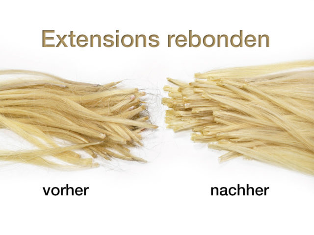 Extensions rebonden - professionally fast and inexpensive!